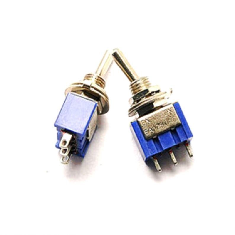 original Toggle switch MTS102 3A/250V 6A/125V single unit 3 feet 2 files