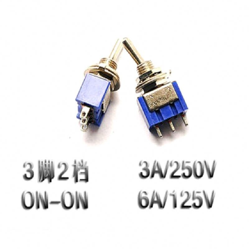 original Toggle switch MTS102 3A/250V 6A/125V single unit 3 feet 2 files
